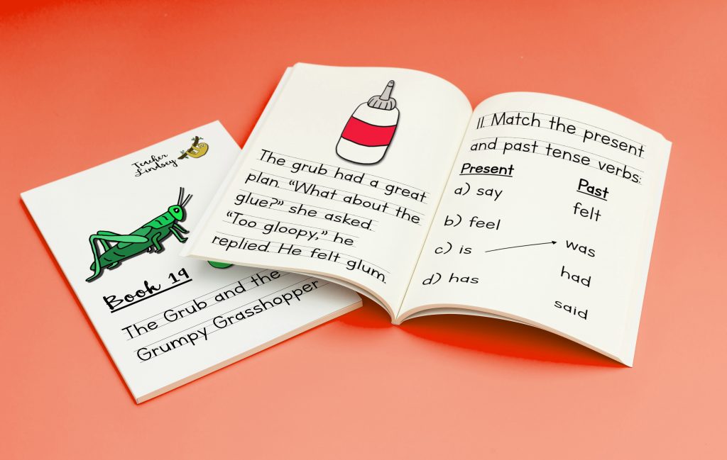 Book 19: The Grub and the Grumpy Grasshopper - Teacher Lindsey